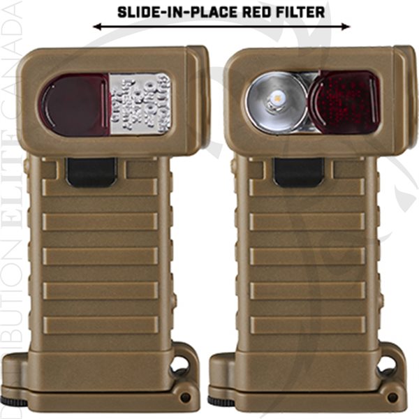 STREAMLIGHT SIDEWINDER BOOT BLANC LED - COYOTE