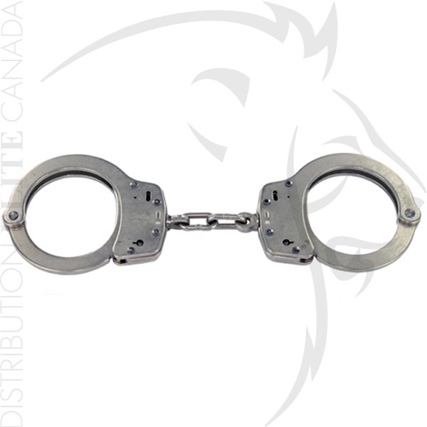 S&W M-100 CHAIN HANDCUFF - SLOT LOCK - NICKEL