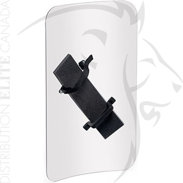 PREMIER CROWN TORSO BODY SHIELD (ANGLED HANDLE) - POLICE