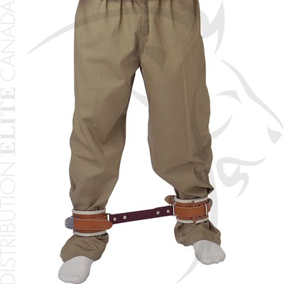 HUMANE RESTRAINT LEATHER ANKLE HOBBLE