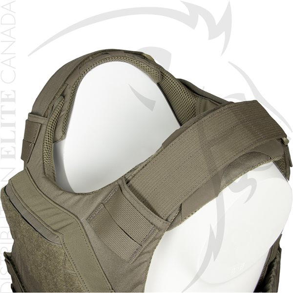 ARMOR EXPRESS ASP SHOULDER PAD SYSTEM W / FOAM INSERTS - BLACK