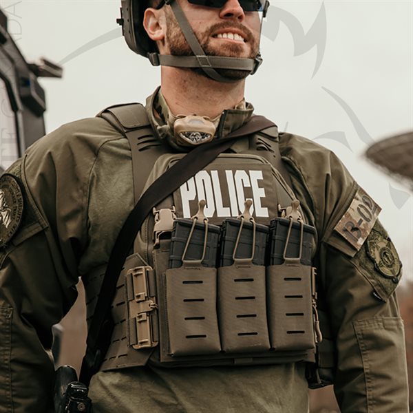 ARMOR EXPRESS AETOS PLATE CARRIER - LASER CUT - COYOTE - XS