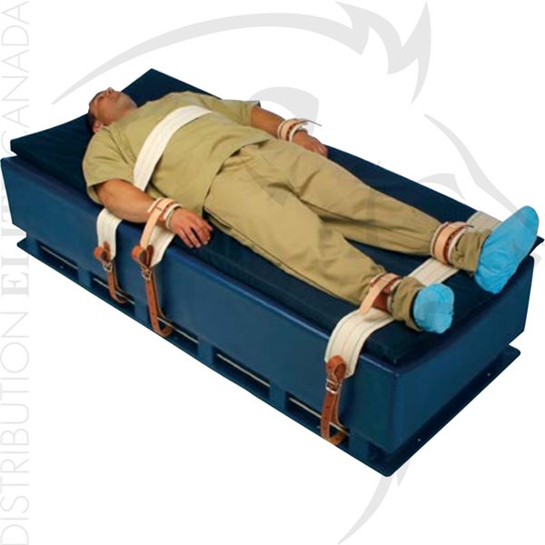 HUMANE RESTRAINT LEATHER NON-LOCKING WRIST BED RESTRAINT