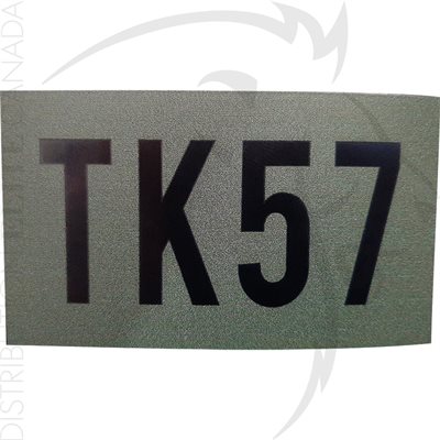 INFRARED ID IR CALLSIGN PATCH 2x3.5in - CUSTOM