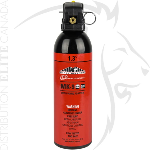 DEF-TEC FIRST DEFENSE 1.3% MK-9 - 13.0oz - OC / HV FOGGER WA / B