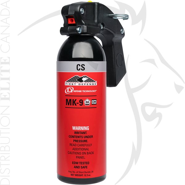 DEF-TEC FIRST DEFENSE MK-9 - 12.3oz - CS / HV GEL / BOX