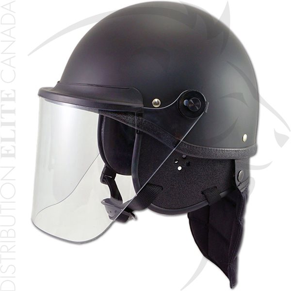SUPER SEER S1621 CORRECTIONAL HELMET - MATTE BLACK - SMALL