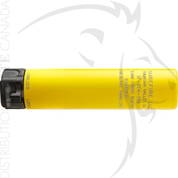 SUREFIRE BLANK FIRING ADAPTER FITS ALL 5.56 ADAPTERS - YLW