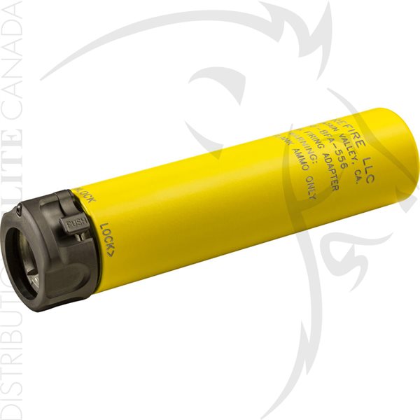 SUREFIRE BLANK FIRING ADAPTER FITS ALL 5.56 ADAPTERS - YLW