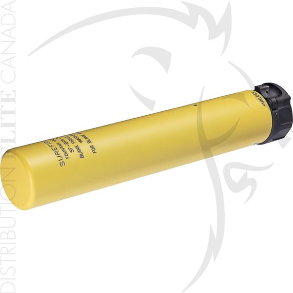 SUREFIRE BLANK FIRING ADAPTER FITS ALL 7.62 ADAPTERS - YLW