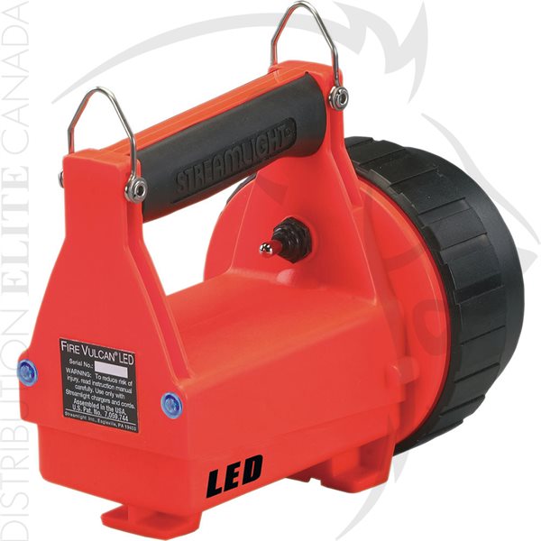 STREAMLIGHT FIRE VULCAN LED - 120V / 100V AC / 12V DC - ORANGE