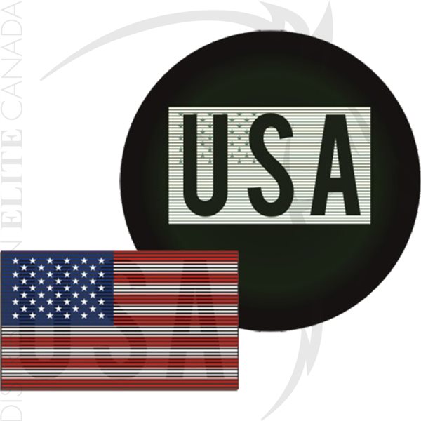 INFRARED ID DUAL IR FLAG PATCH 2x3.5in - CUSTOM